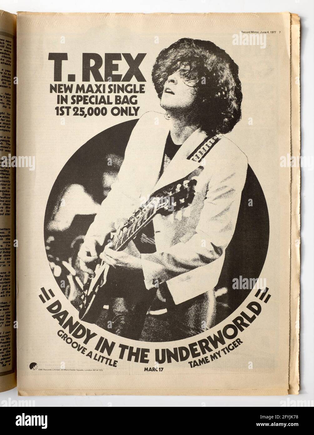 T Rex Dandy In The Underworld