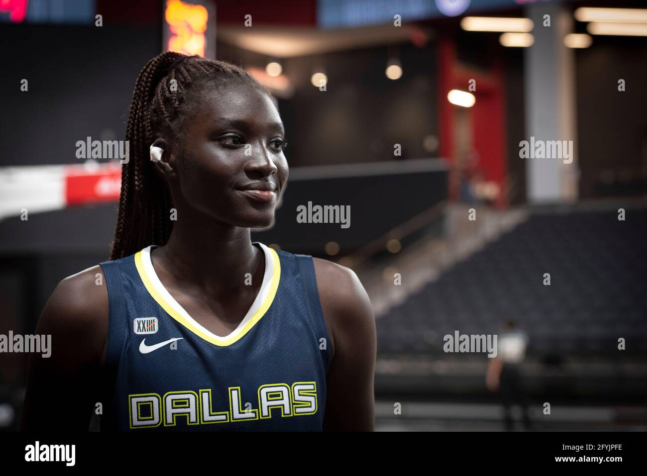 May 27, 2021, Atlanta, GA, USA: AWAK KUIER, from Finland, plays in her ...