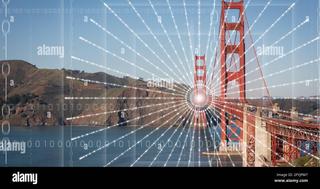 Composition Of Binary Coding Network Of Light Trails And Connections 1184