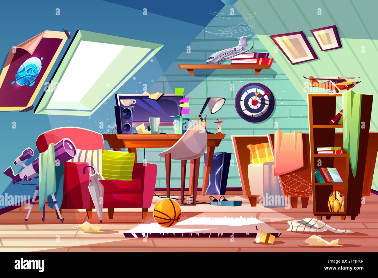 Messy Bedroom Teen Boy High Resolution Stock Photography and Images - Alamy