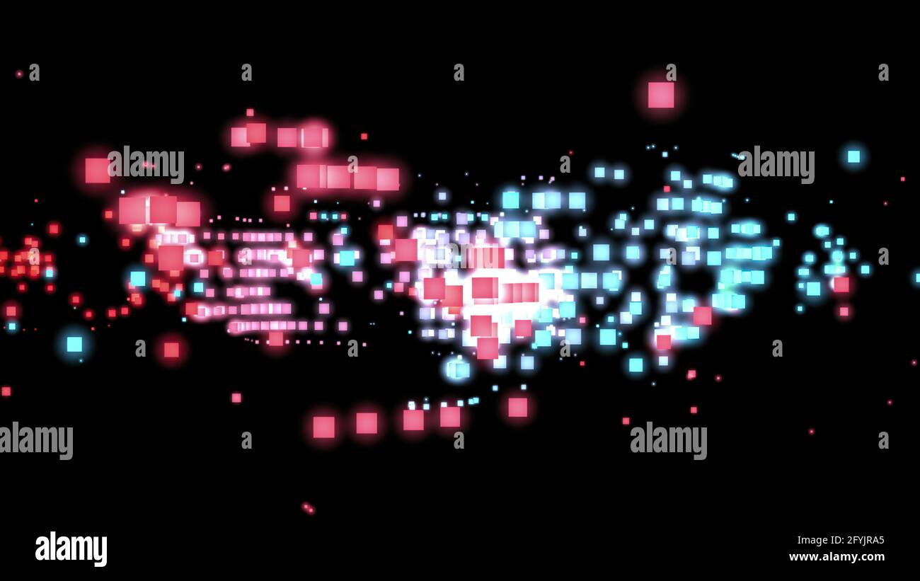 3d illustration - Thousands of Square Shape Stock Photo - Alamy