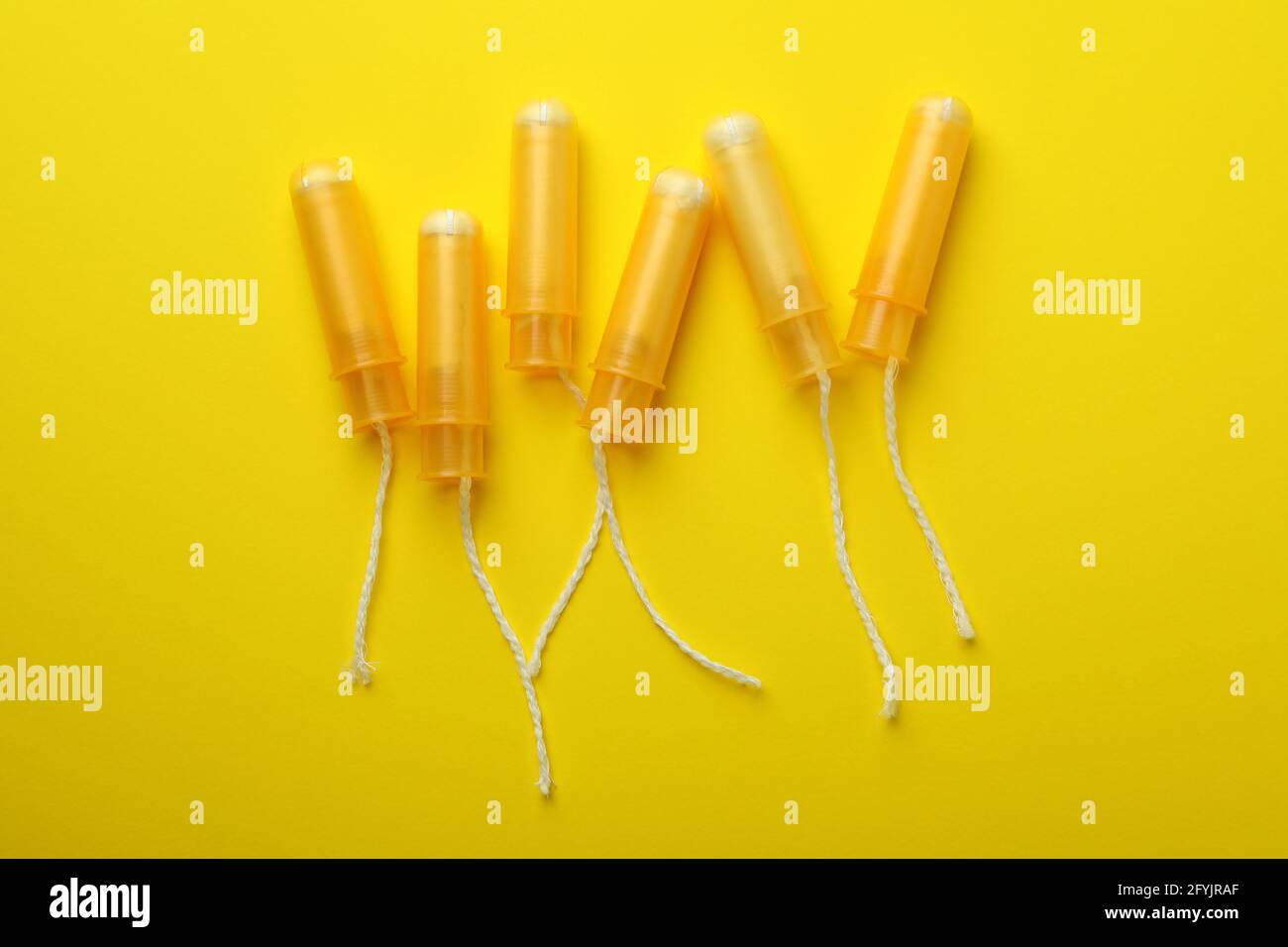 Yellow tampon hi-res stock photography and images - Alamy