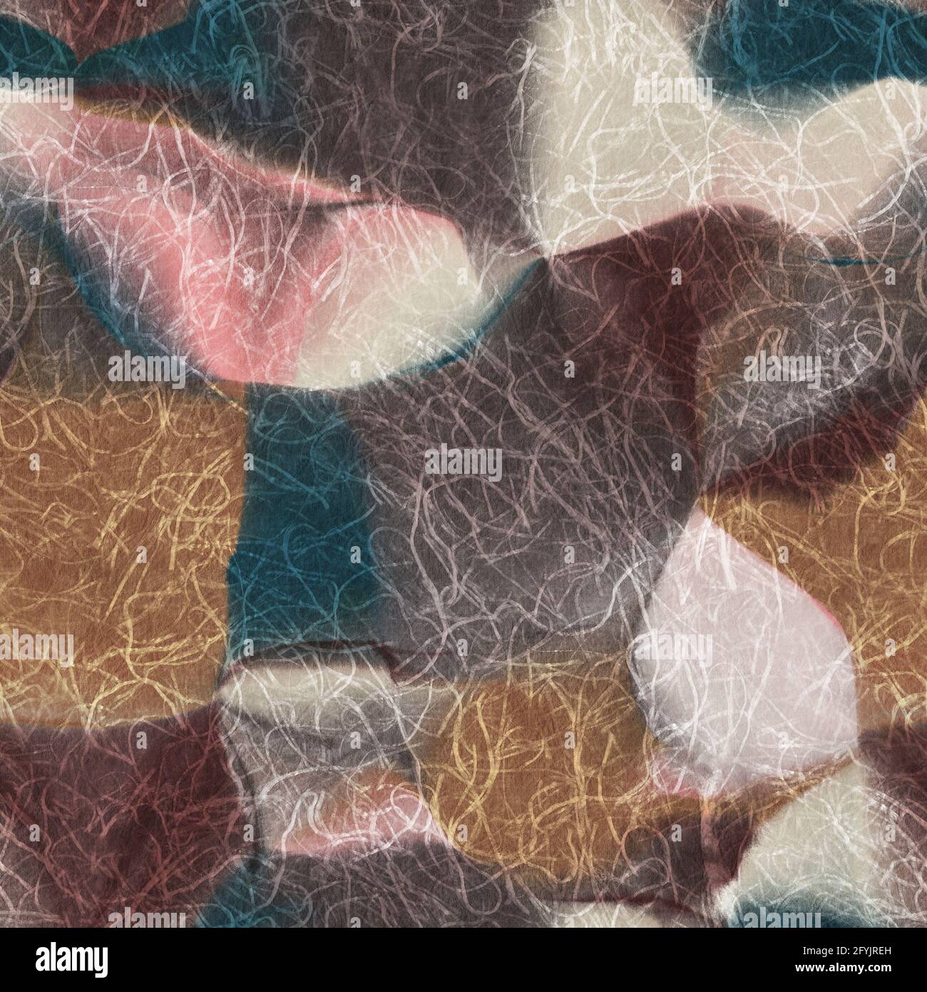 Seamless abstract blobs of color paper texture Stock Photo - Alamy