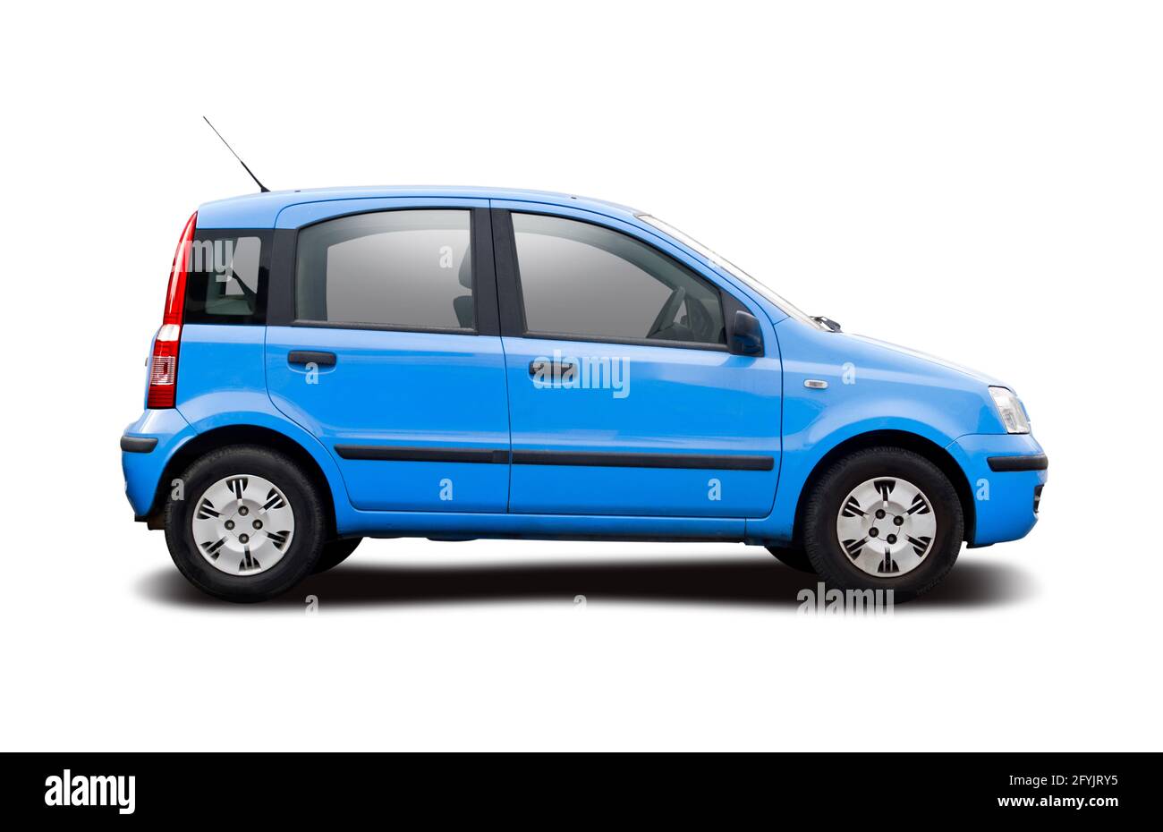 Fiat Panda side view isolated on white background Stock Photo - Alamy