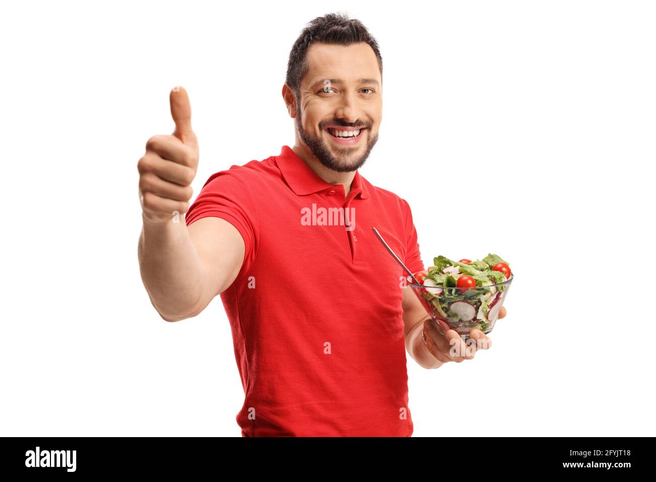 Food eating thumbs hi-res stock photography and images - Alamy