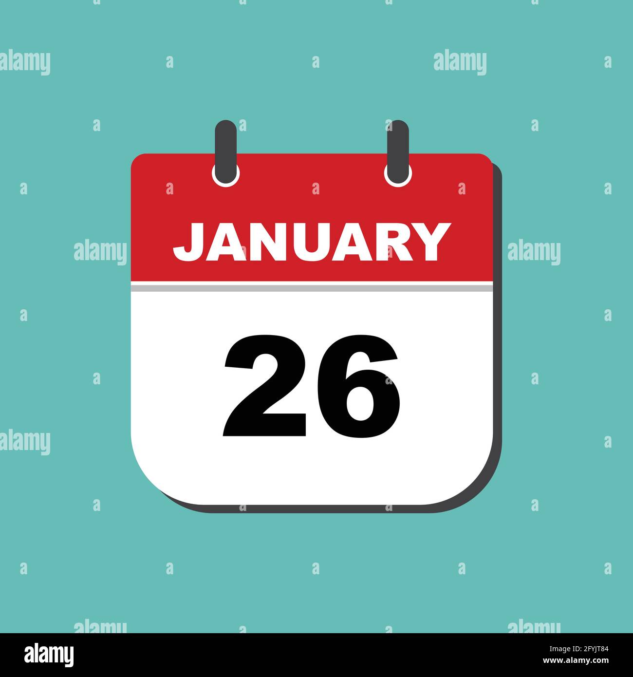 Calendar modern icon simple Stock Vector Images - Alamy