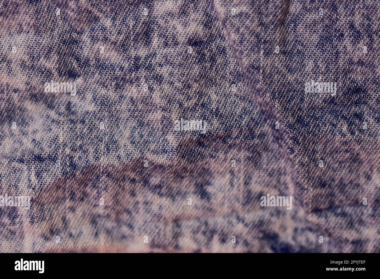 Closeup purple jeans texture hi-res stock photography and images - Alamy