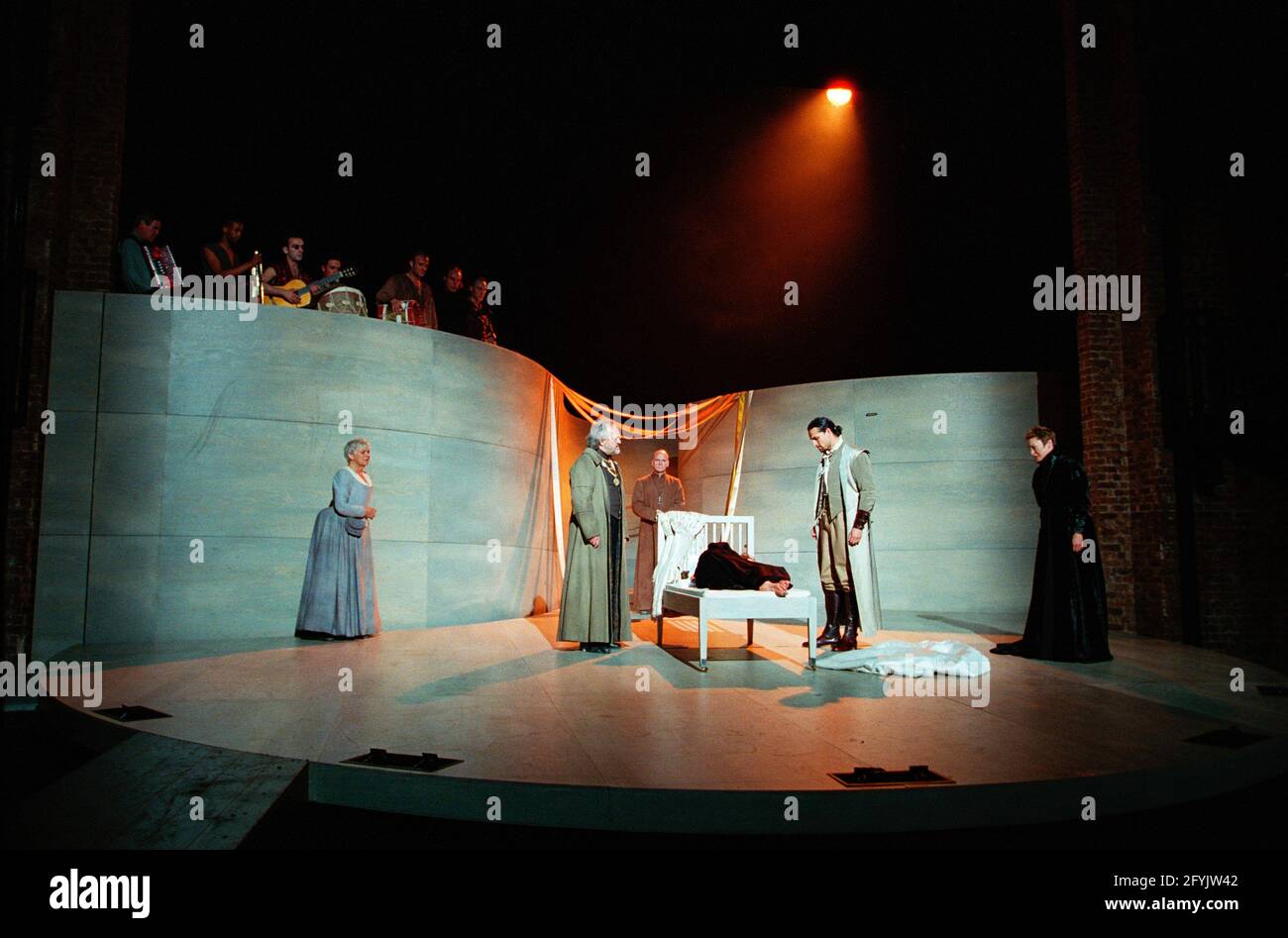 gathered around Juliet's 'lifeless' body - l-r: Eileen McCallum (Nurse ...