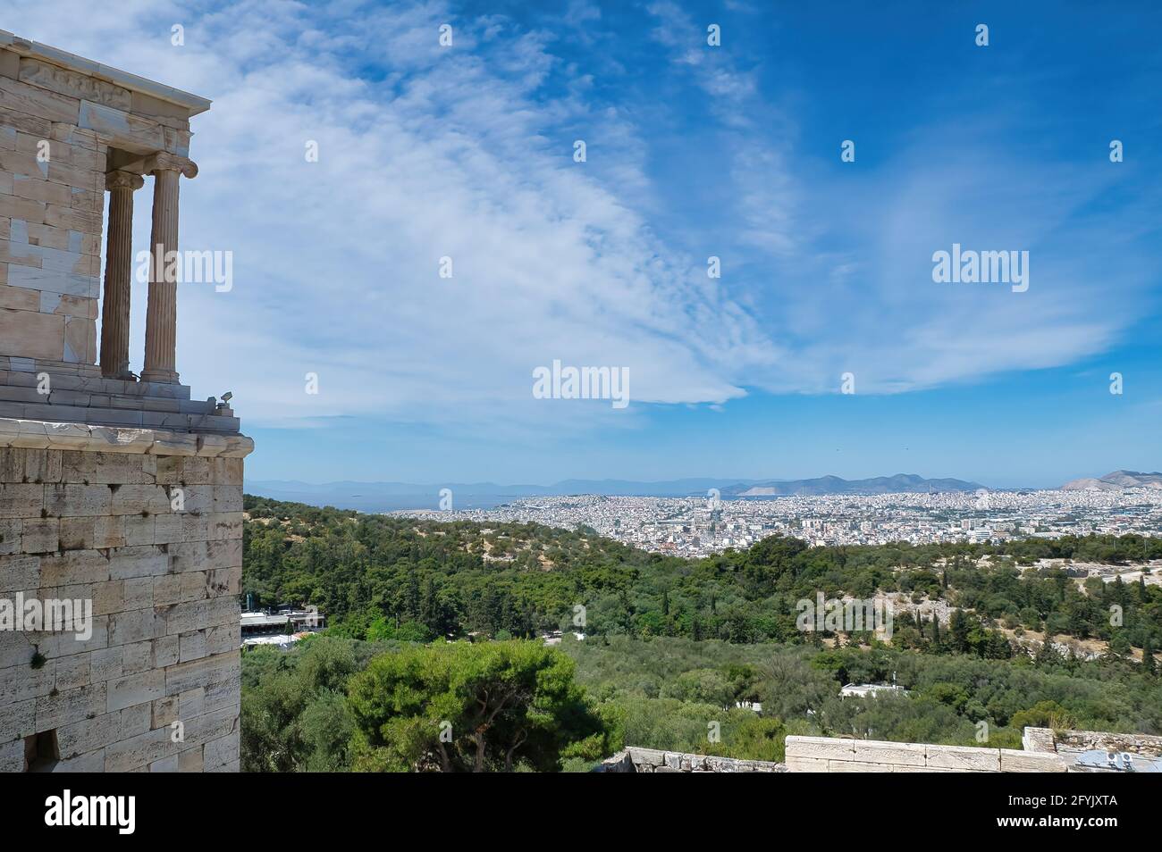 ATHENS, GREECE - May 18, 2021: Acropolis, Parthenon Propylaea, The ...