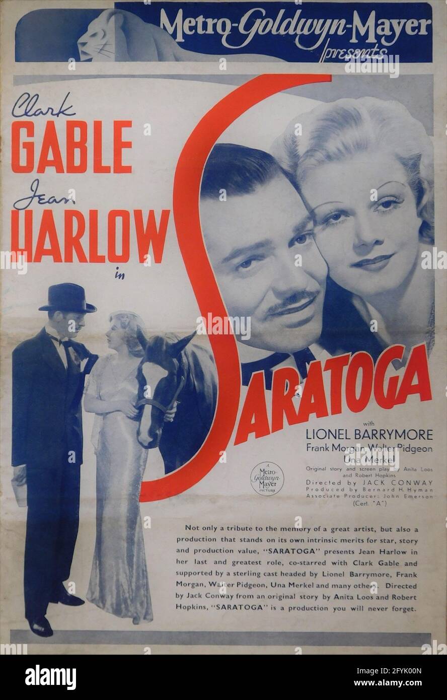 Jean harlow in saratoga hi-res stock photography and images - Alamy