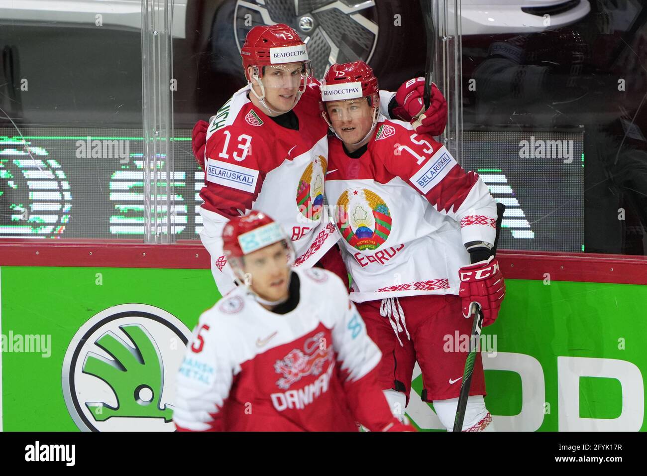 Riga, Olympic Sports Centre, Denmark. 28th May, 2021. vs Belarus (2021 ...