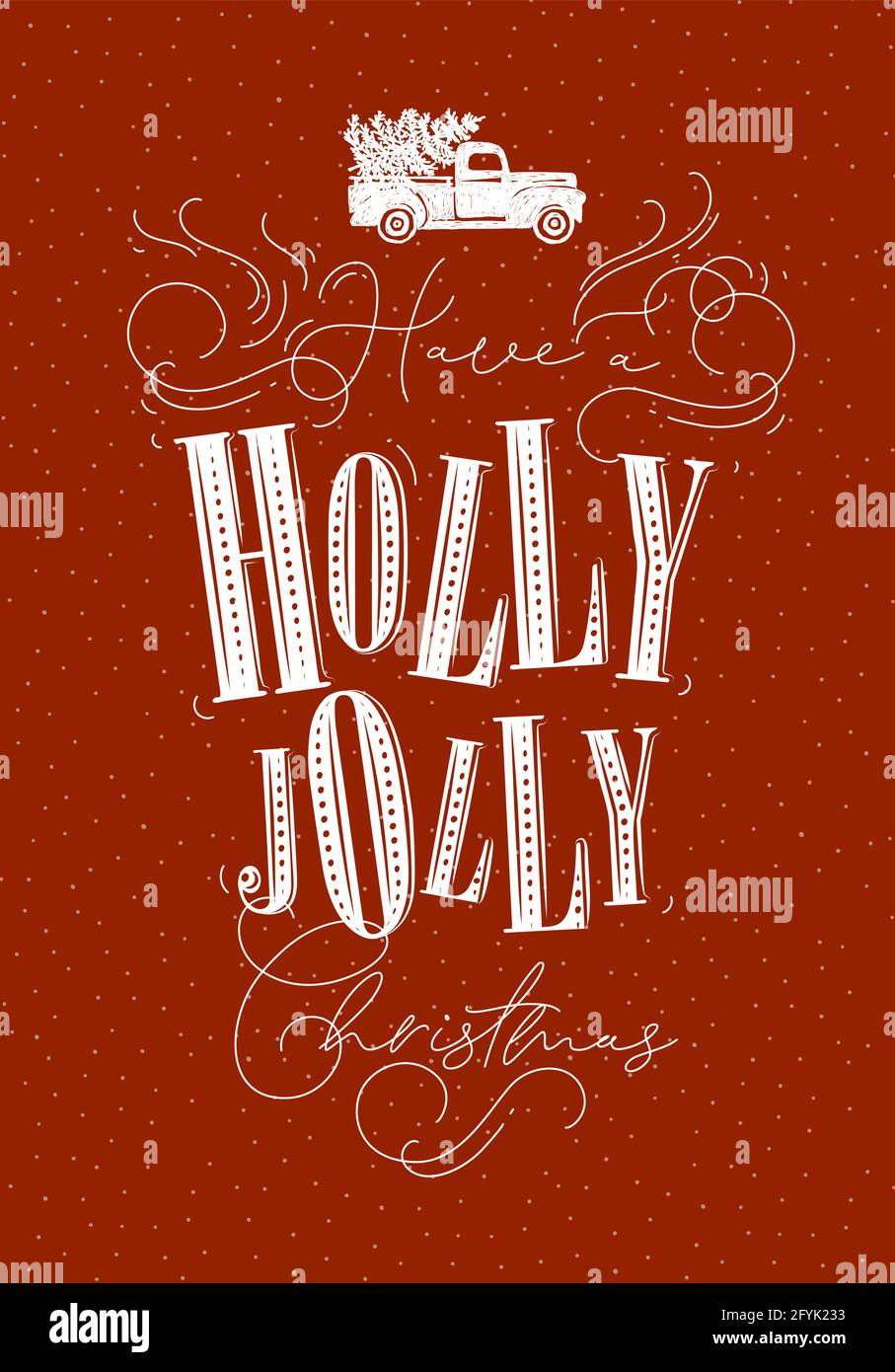 Holly jolly hi-res stock photography and images - Alamy