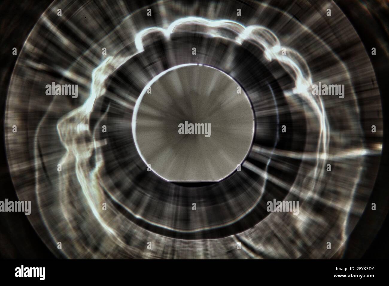 Abstract light effects by refraction in glass Stock Photo - Alamy