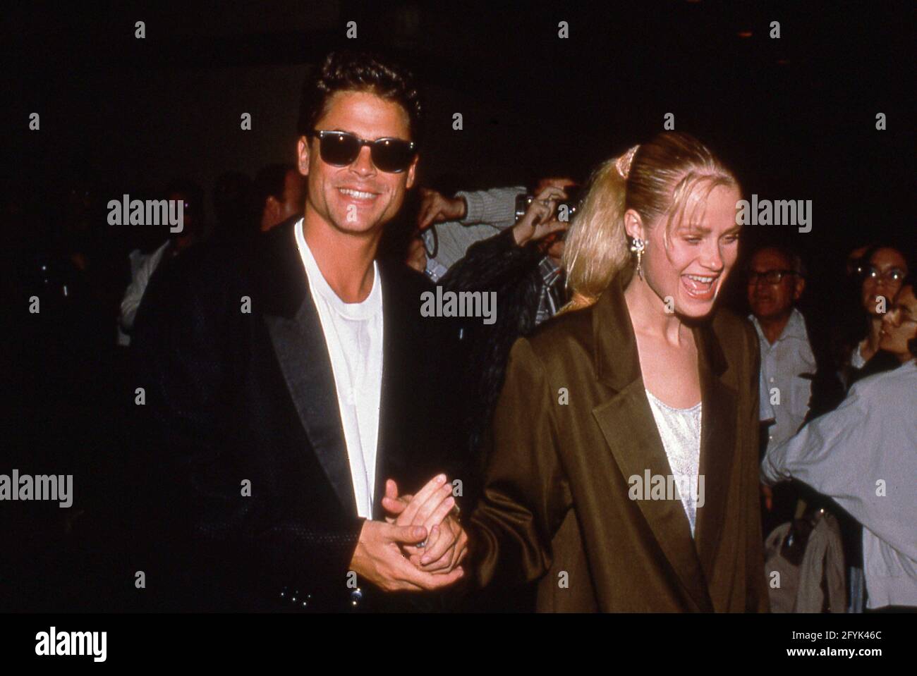 Rob Lowe and Cheryl Berkoff 1991 Credit: Ralph Dominguez/MediaPunch ...