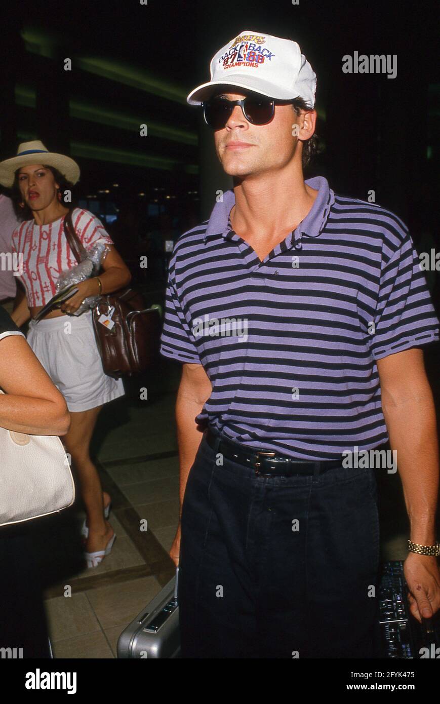 Rob Lowe July 1988 Credit: Ralph Dominguez/MediaPunch Stock Photo - Alamy