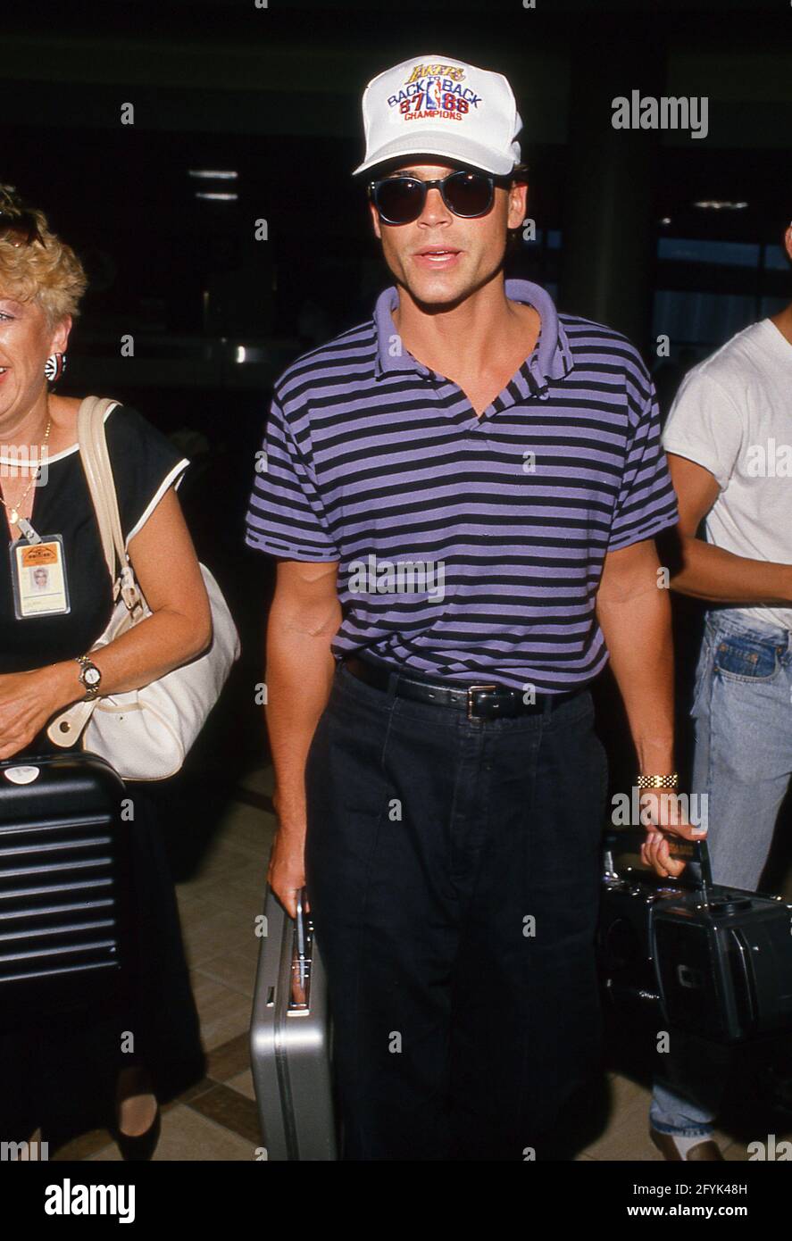 Rob Lowe July 1988 Credit: Ralph Dominguez/MediaPunch Stock Photo - Alamy
