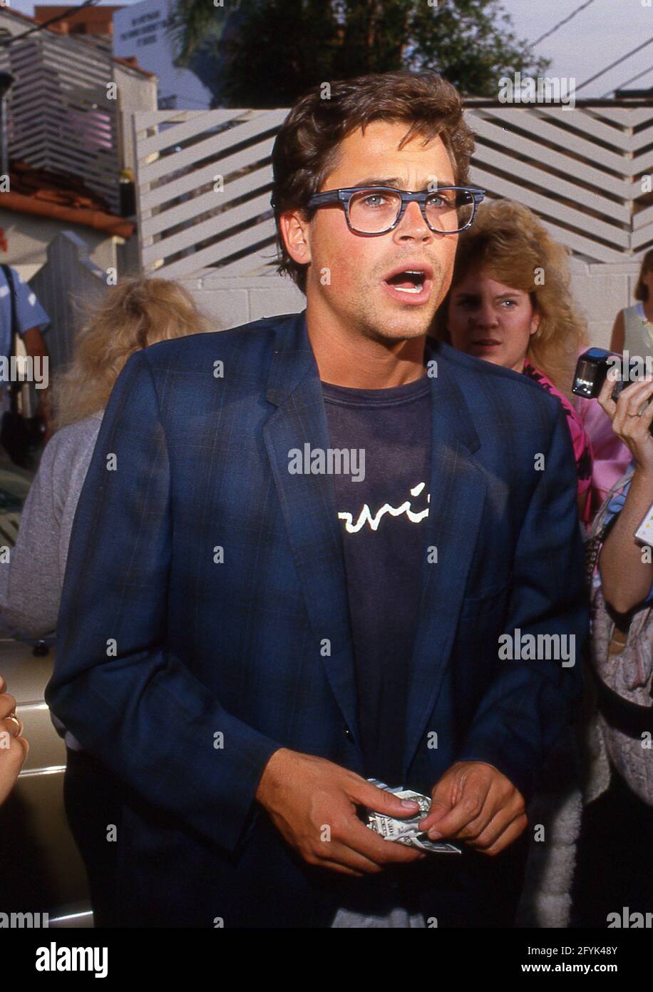 Rob Lowe Circa 1980's Credit: Ralph Dominguez/MediaPunch Stock Photo ...