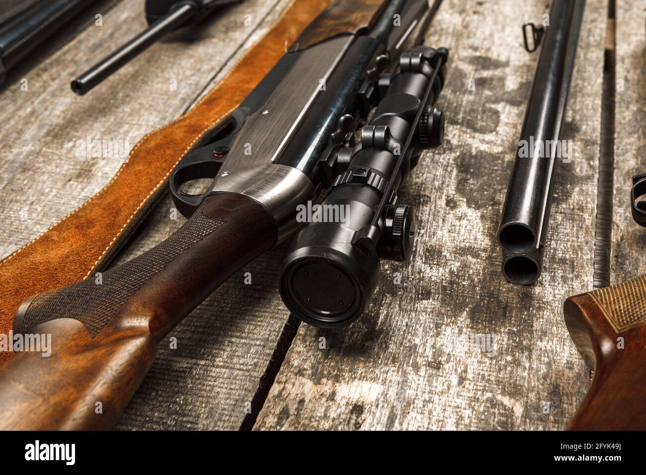 Wooden Rifles High Resolution Stock Photography and Images - Alamy