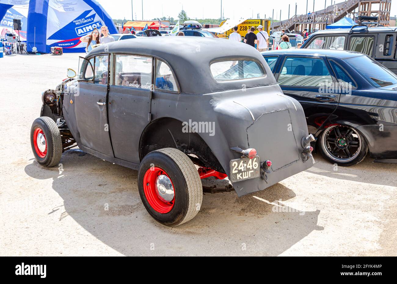 Samara, Russia - May 15, 2021: Hot Rod vehicle with tuned engine. Made ...
