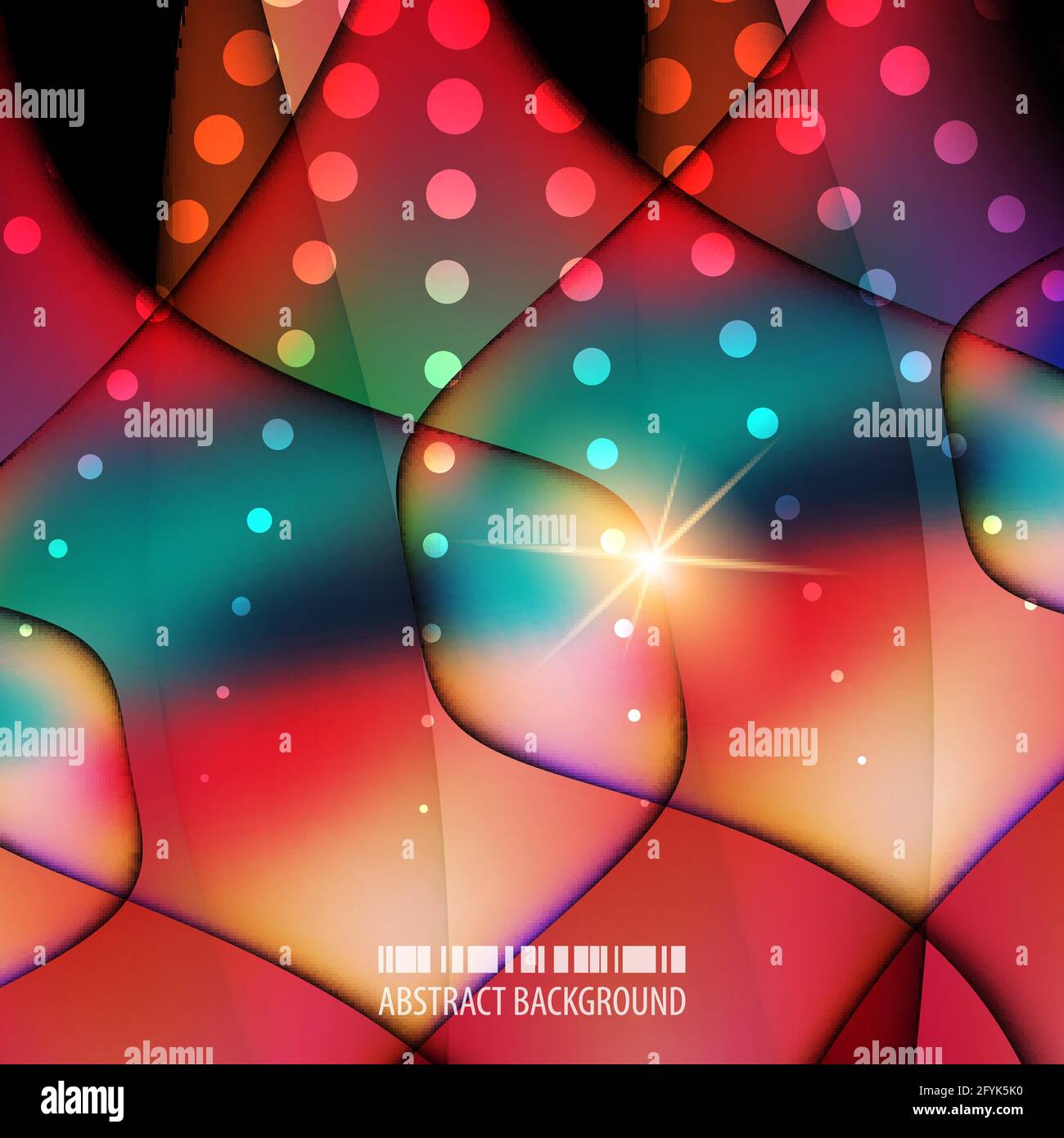 Abstract colorful background graphics template with blended multiple ...