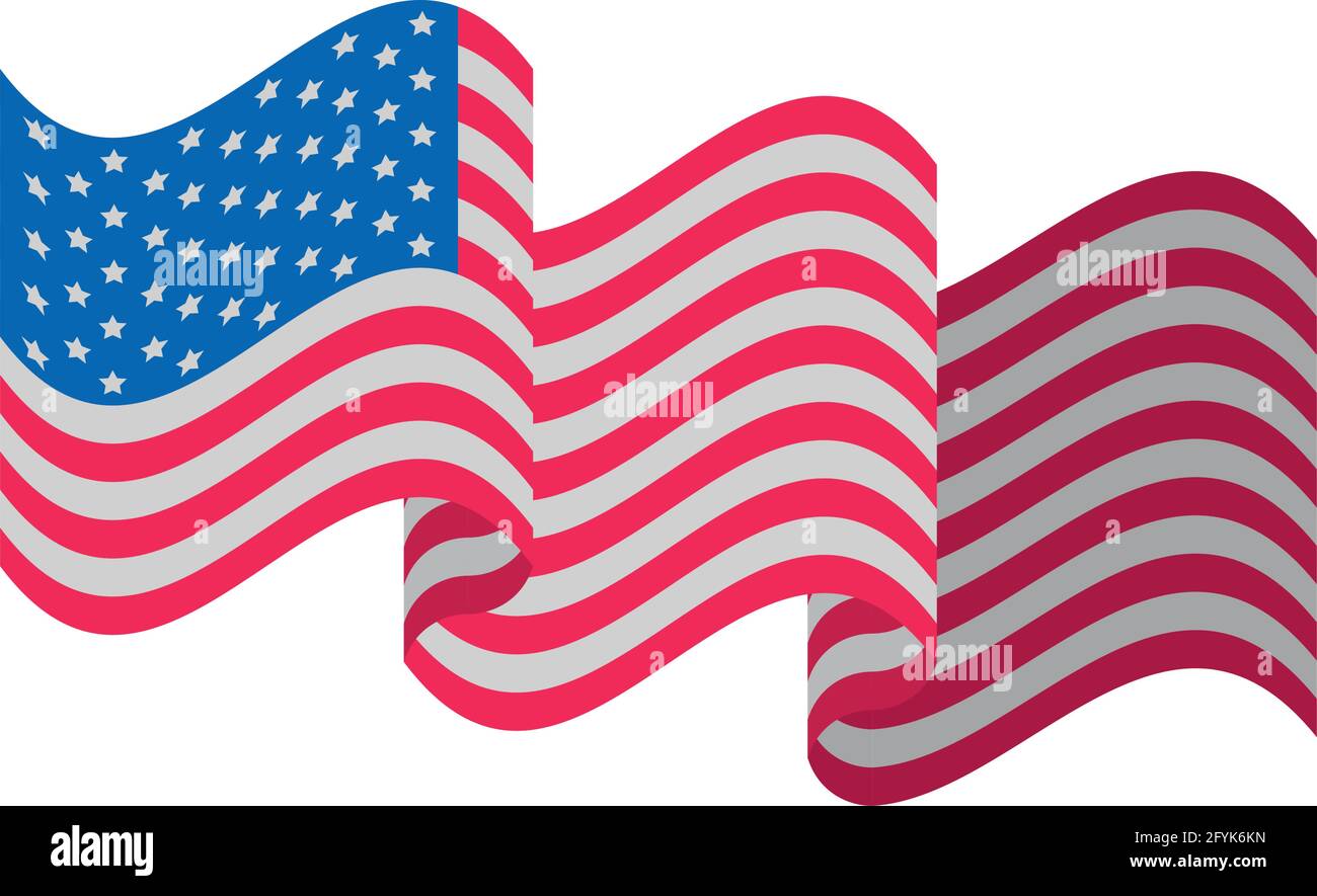 usa flag representation Stock Vector Image & Art - Alamy