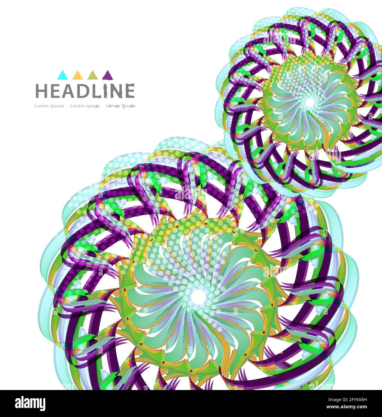 Brochure colorful header background design layout template Stock Vector ...