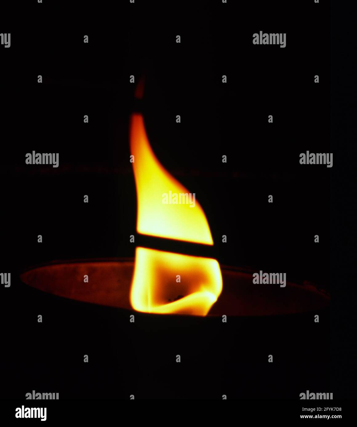 Flame artificial decorative Stock Photo - Alamy