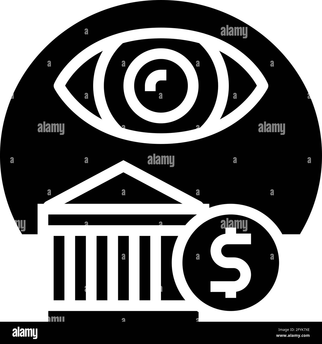 insurance claims glyph icon vector illustration Stock Vector Image ...