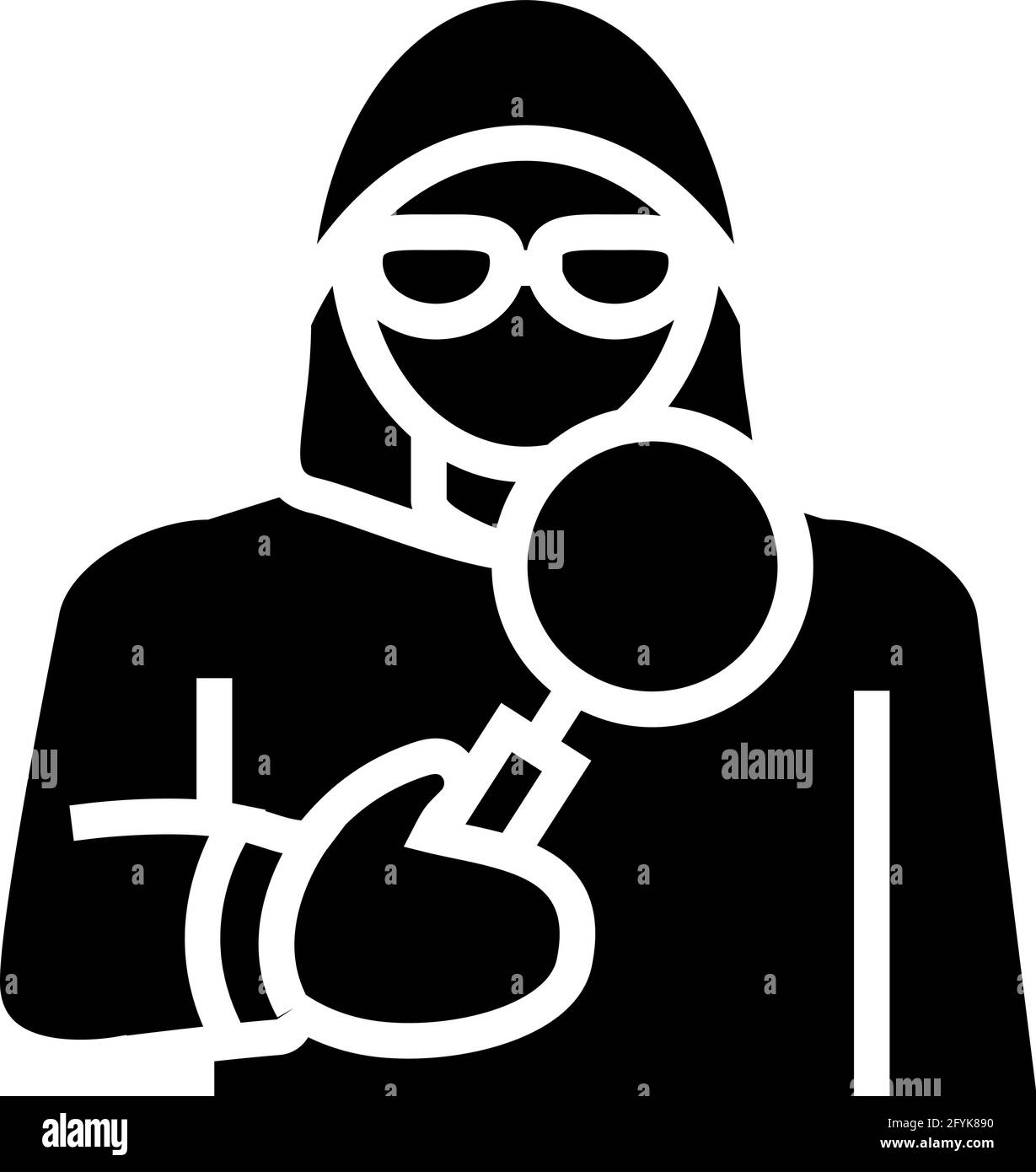 covert operations glyph icon vector illustration Stock Vector Image ...