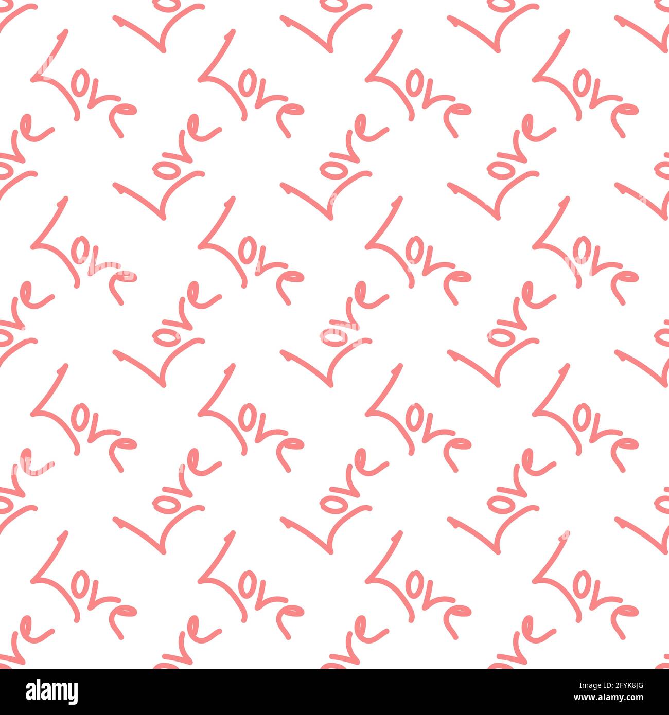 Seamless pattern with the word LOVE for texture, textiles and simple ...