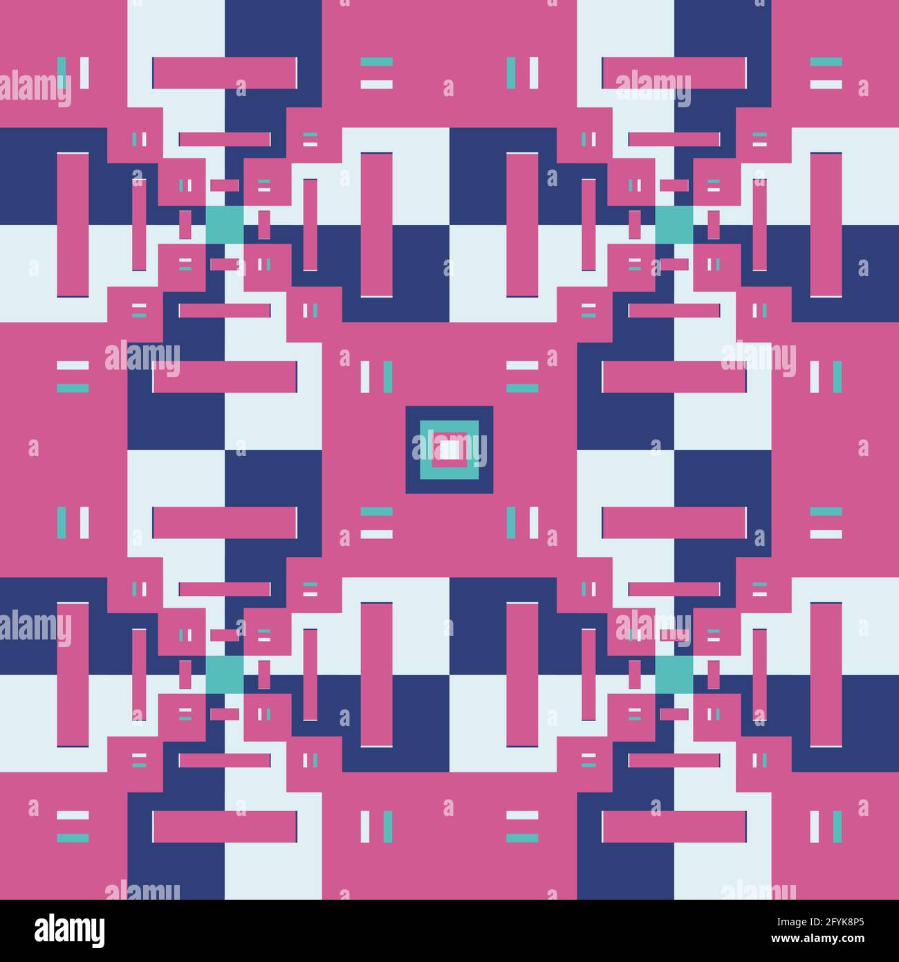 Abstract generative art design of color pattern vector tile for ...