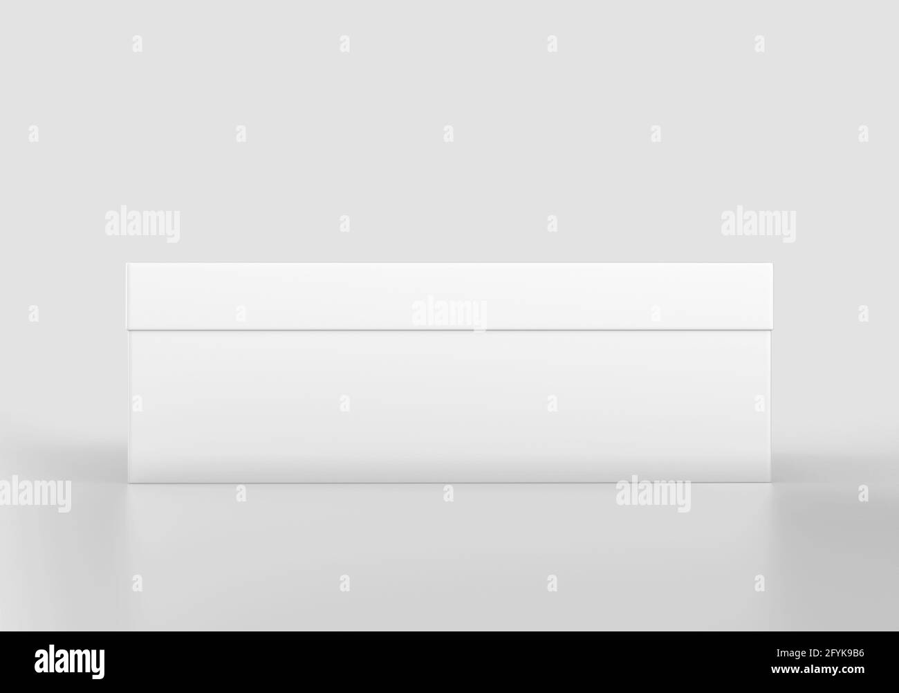 White Square Box Mockup, Blank shoe box Cardboard Container, 3d ...