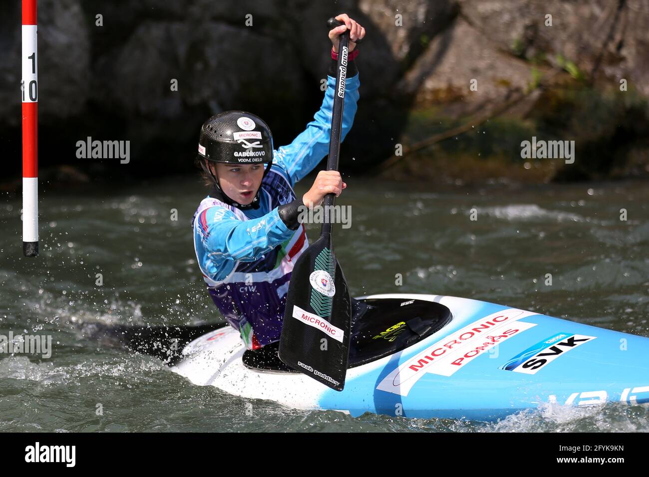Zuzana PANKOVA of Slovakia competes in the Women's Canoe (C1 ...