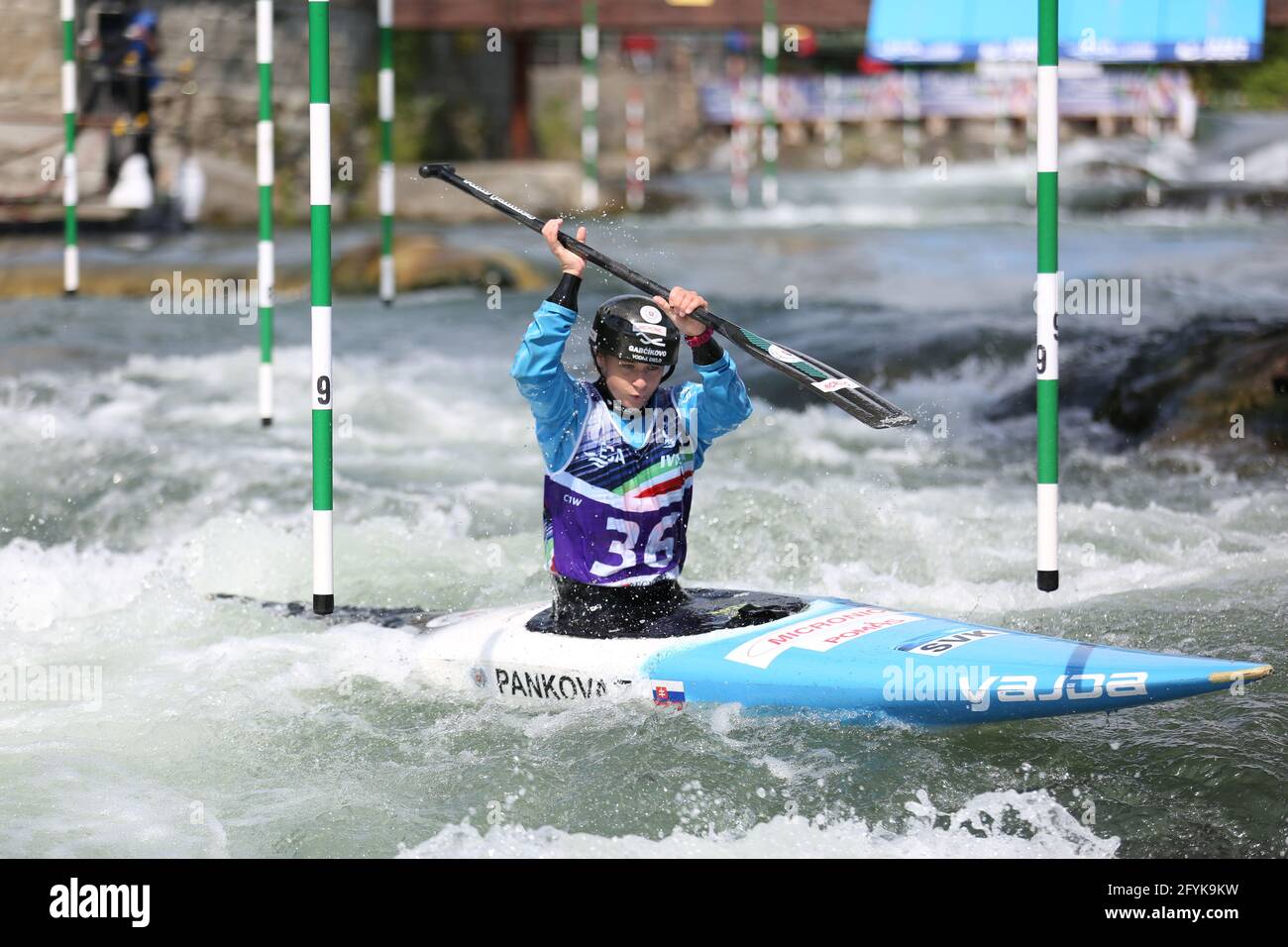 Zuzana PANKOVA of Slovakia competes in the Women's Canoe (C1 ...