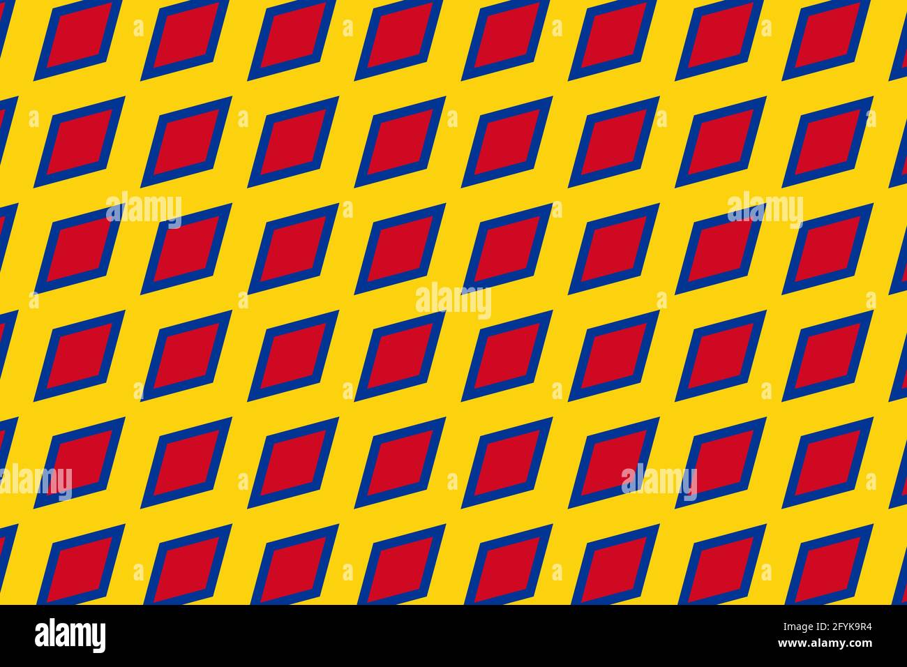 Simple geometric pattern in the colors of the national flag of Colombia ...