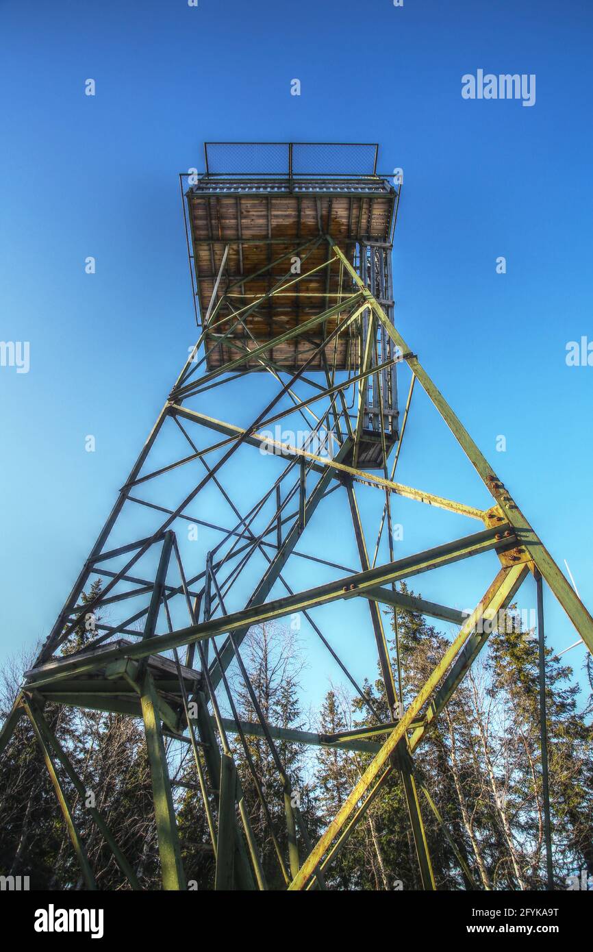 Old lookout tower hi-res stock photography and images - Alamy