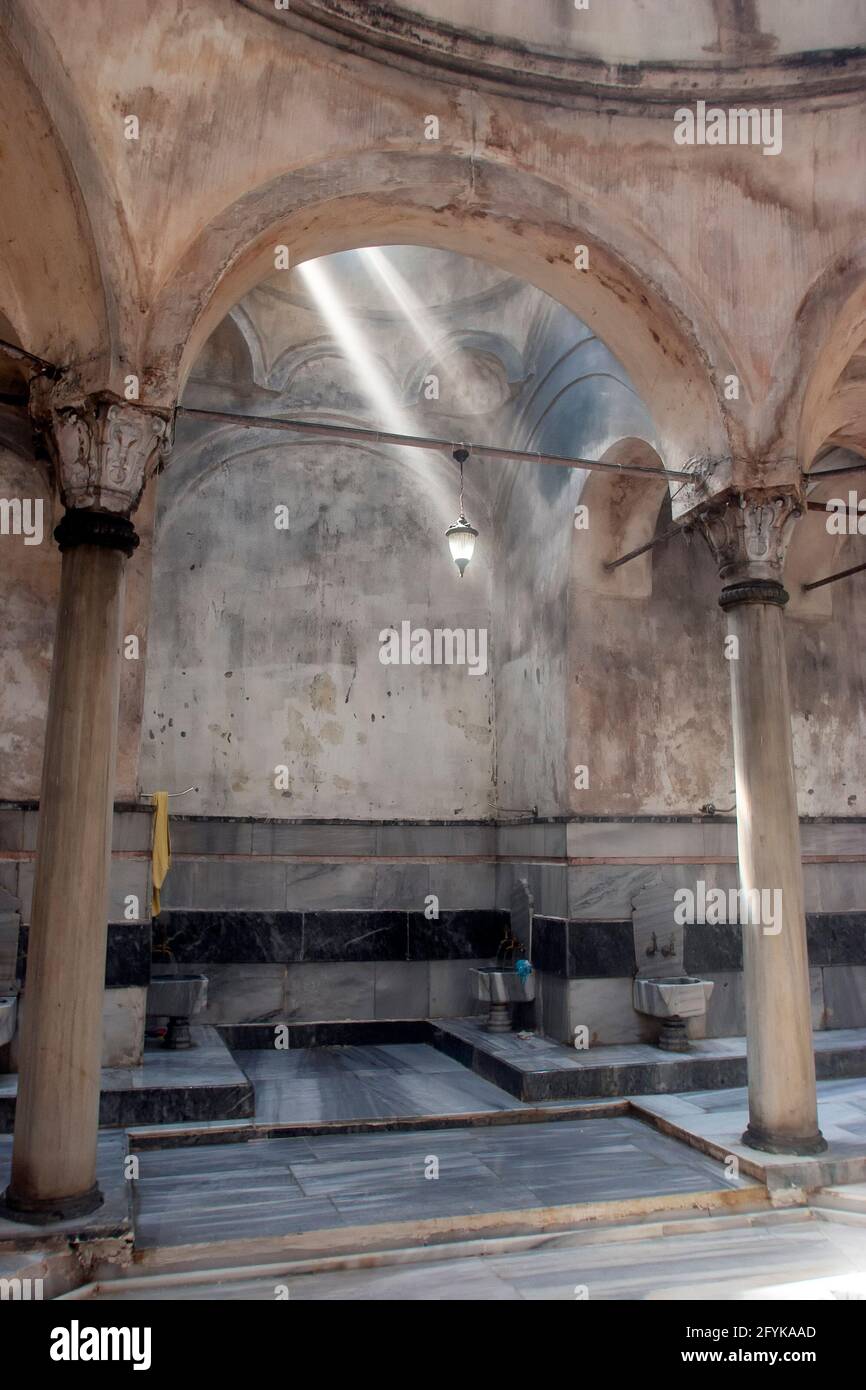 Cagaloglu hamam (Traditional Turkish bath), istanbul,Turkey Stock Photo ...