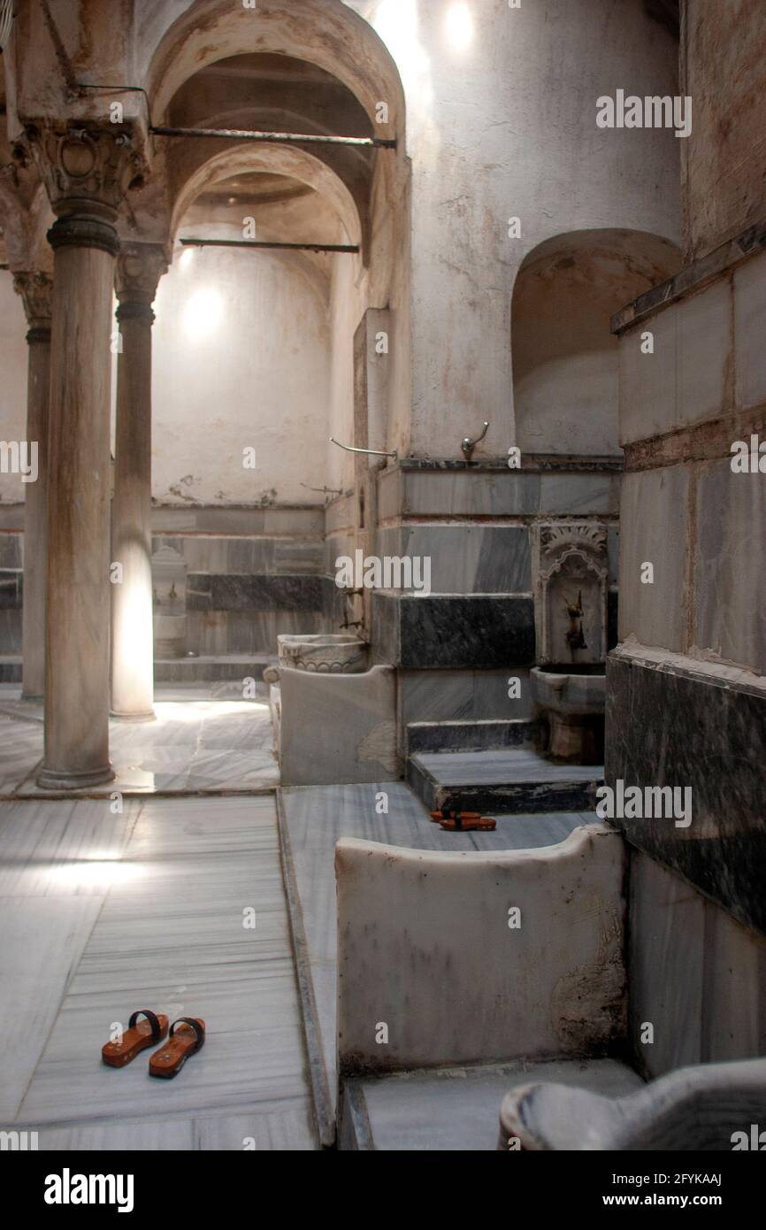 Cagaloglu hamam (Traditional Turkish bath), istanbul,Turkey Stock Photo ...