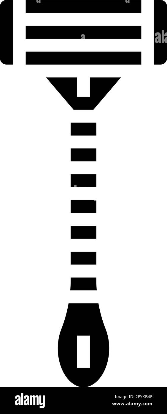 razor tool glyph icon vector illustration Stock Vector Image & Art - Alamy