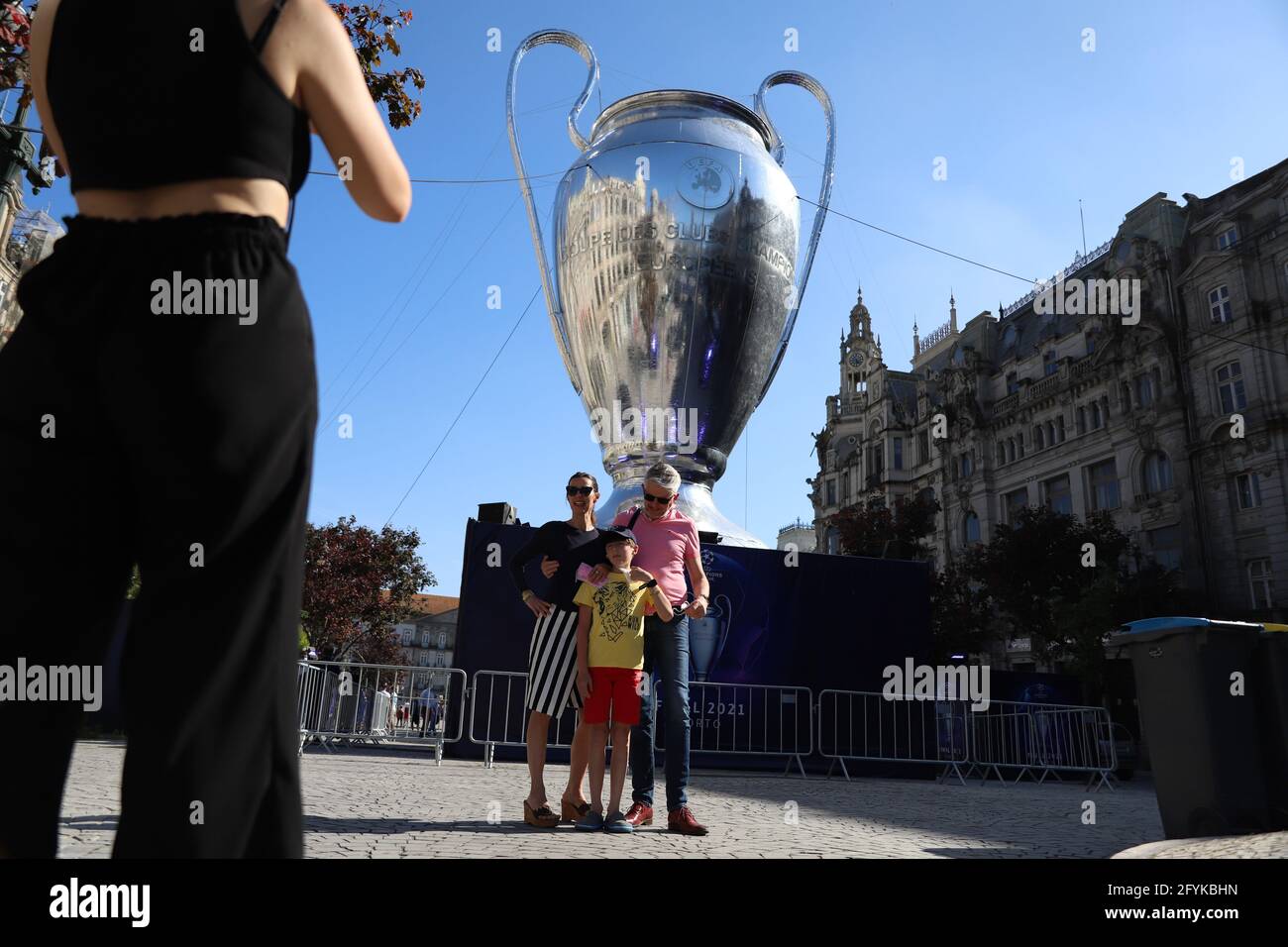 English fans of Chelsea and Manchester City drink beer in the host city ...