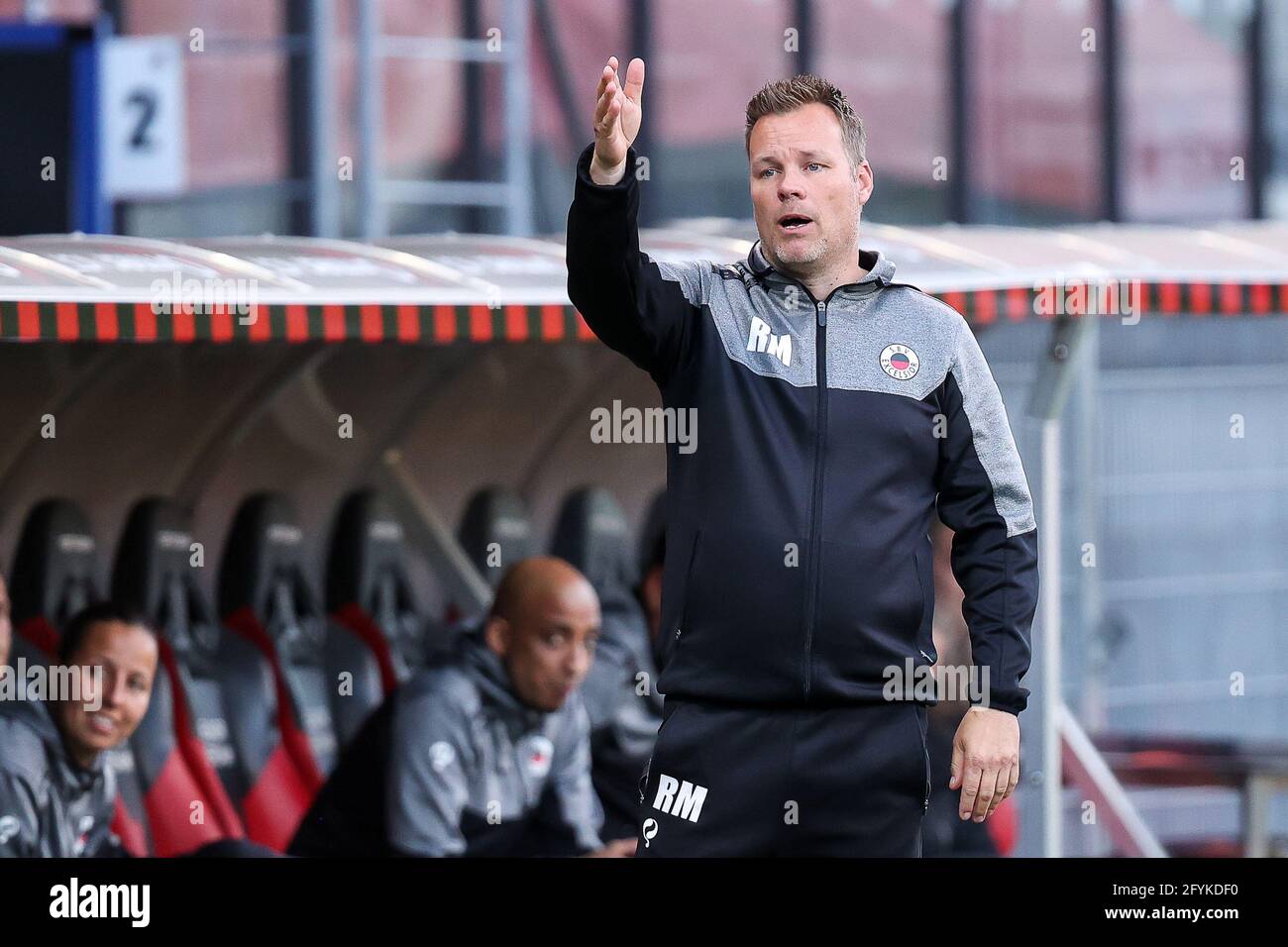 ROTTERDAM, NETHERLANDS - MAY 28: headcoach Richard Mank of Excelsior ...