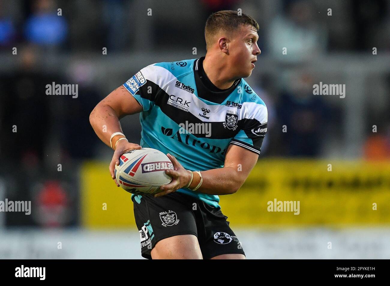 Jack Brown (20) of Hull FC in action Stock Photo - Alamy