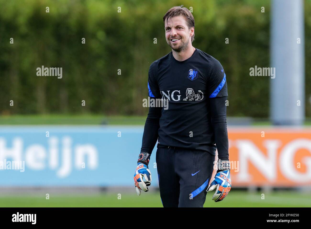 ZEIST, NETHERLANDS - MAY 28: Tim Krul of Netherlands during a Training ...