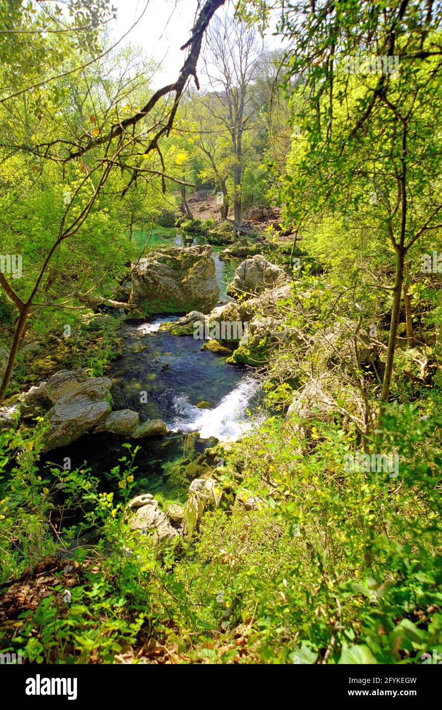 Argens river at Vidauban in Provence Stock Photo - Alamy