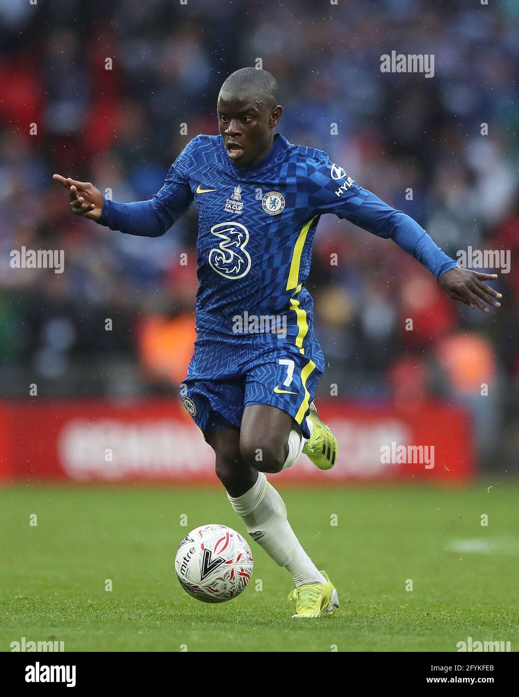 Chelsea's N'Golo Kante during the Emirates FA Cup Final at Wembley ...
