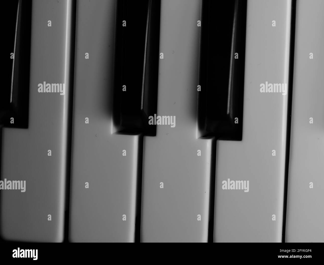 Closeup shot of piano keys Stock Photo - Alamy