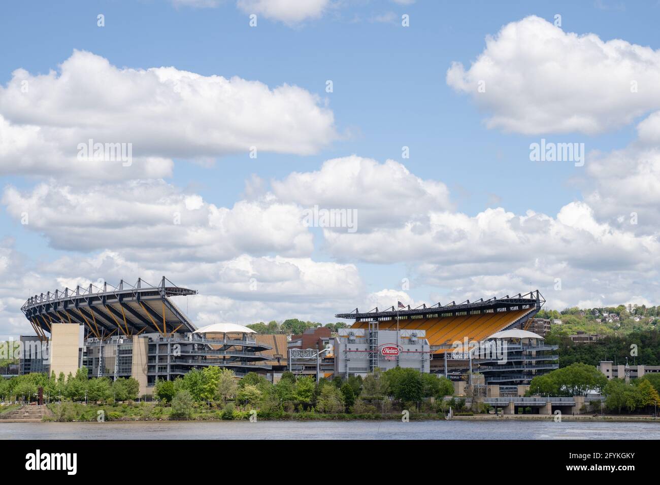 Pittsburgh, Pennsylvania, USA- May 12, 2021: Heinz Field, stadium where ...