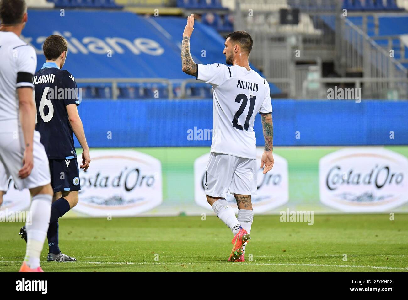 Sardegna Arena, Cagliari, Italy, 28 May 2021, Matteo Politano of Italy ...