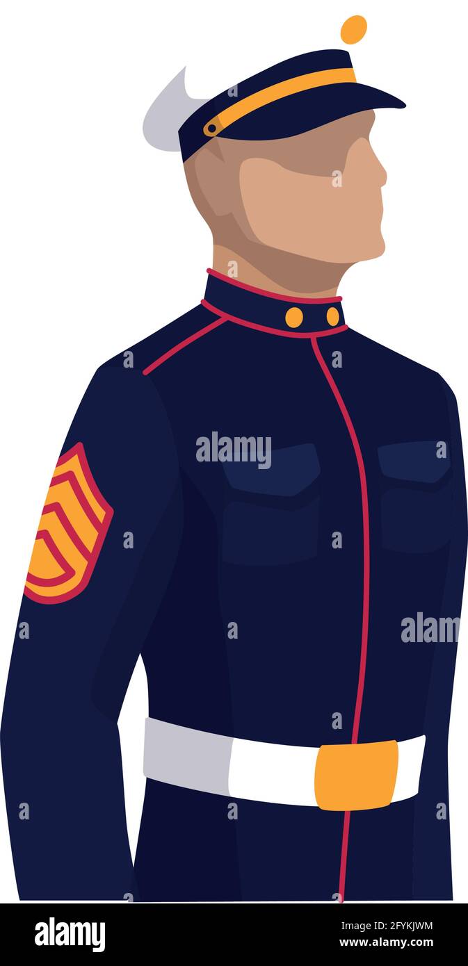 Isolated Navy man of USA Stock Vector Image & Art - Alamy