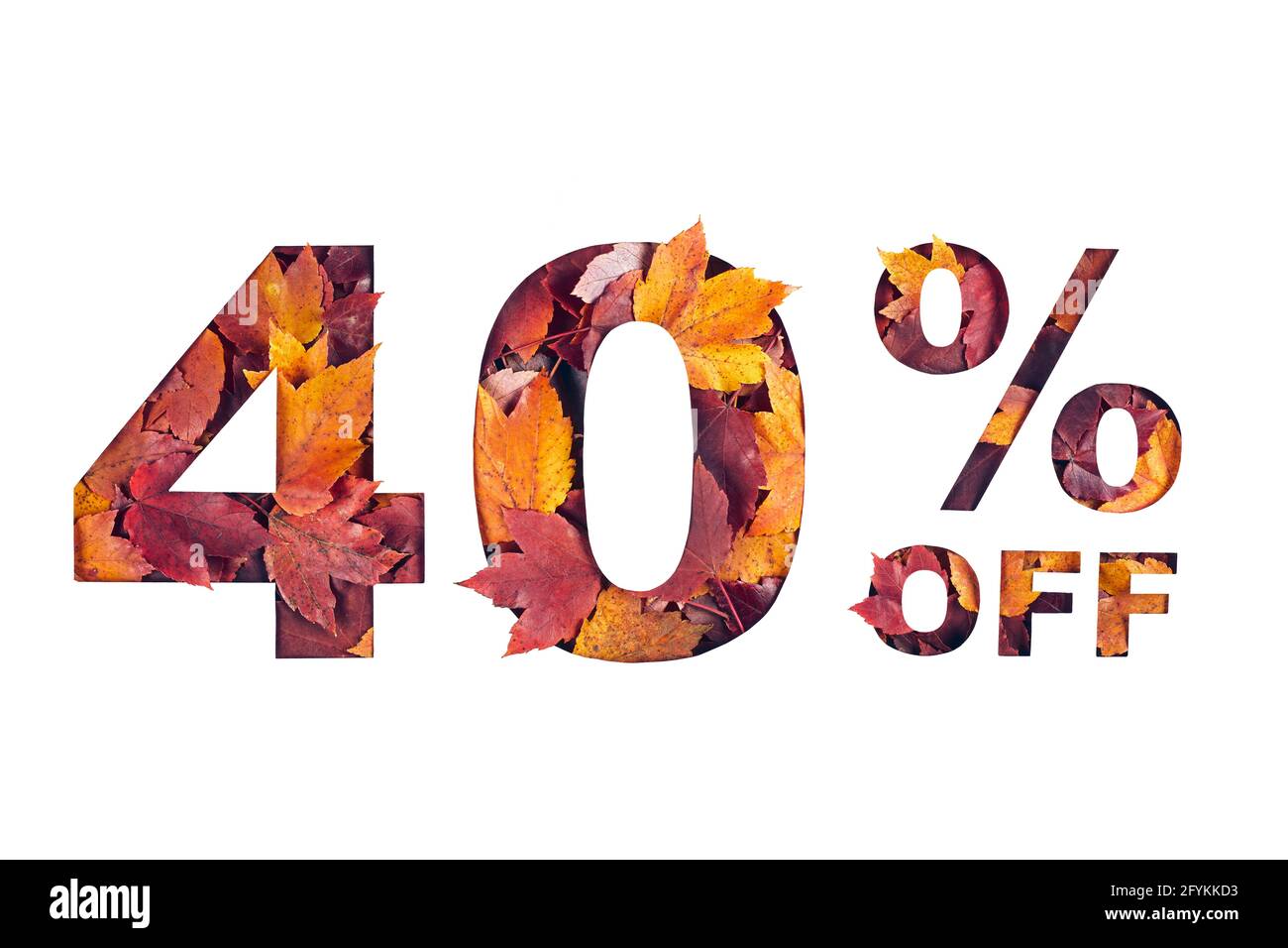 40 leaves Cut Out Stock Images & Pictures - Alamy